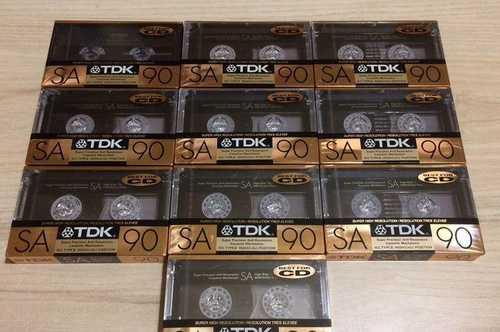 TDK SA 90 (1989 год) Япония новые 10 штук