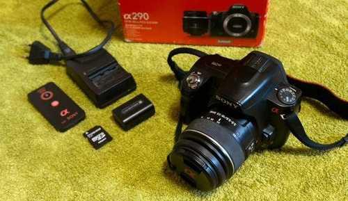 Зеркальный фотоаппарат Sony Alpha 290 kit 18-55 mm