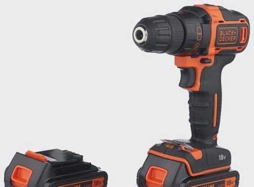 Аккумуляторная дрель-шуруповерт black+decker bdcdd