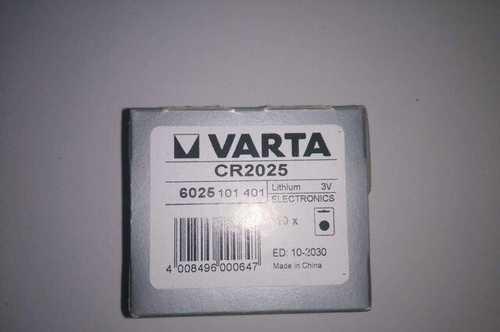 Батарейка Varta CR2025