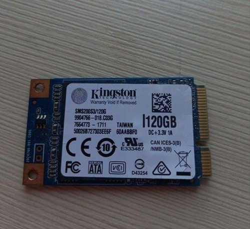 Ssd msata kingston 120gb
