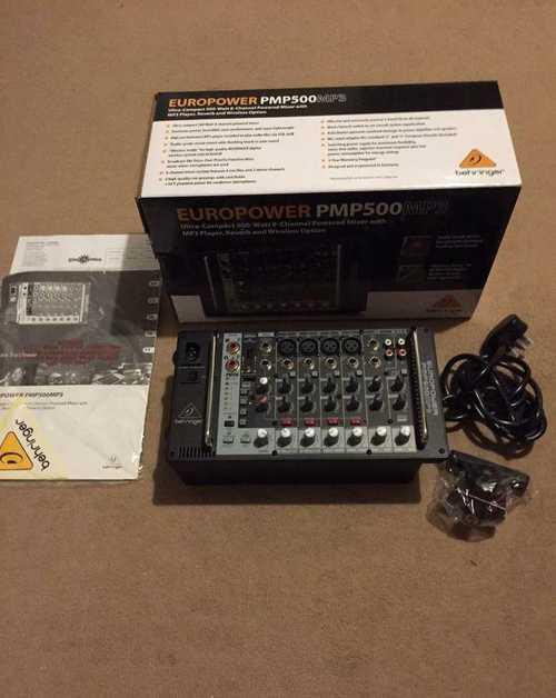 Микшер behringer europower PMP500, новый