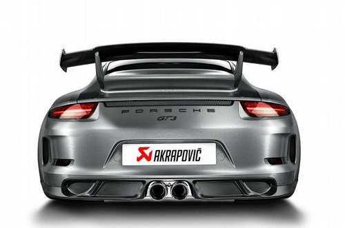 Akrapovic карбоновый диффузор для porsche 991 GT3