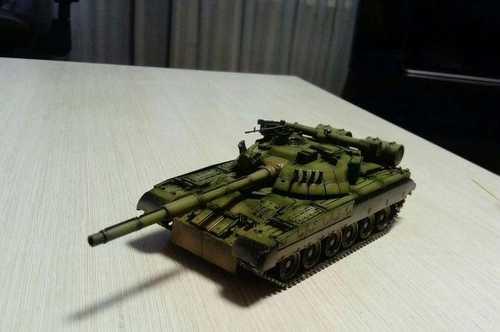 Модель танка Т-80 в масштабе 1:35