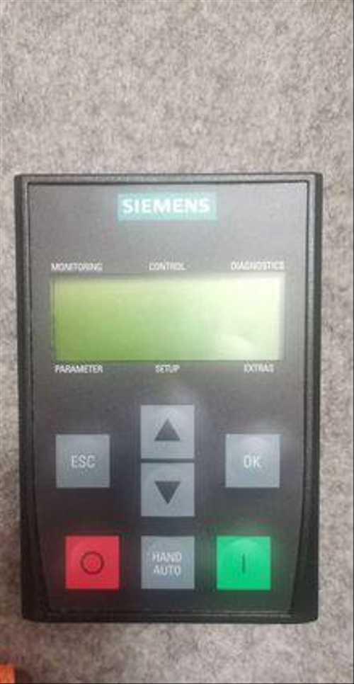 Панель Siemens sinamics