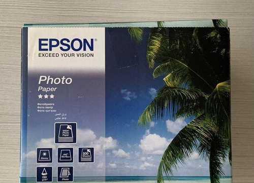 Фотобумага epson глянцевая 10х15