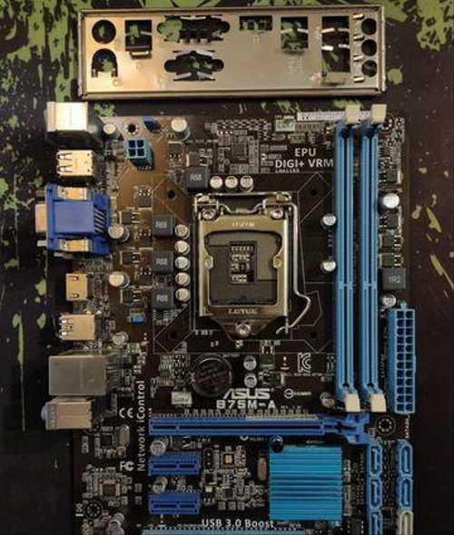 Asus B75M-A сокет 1155