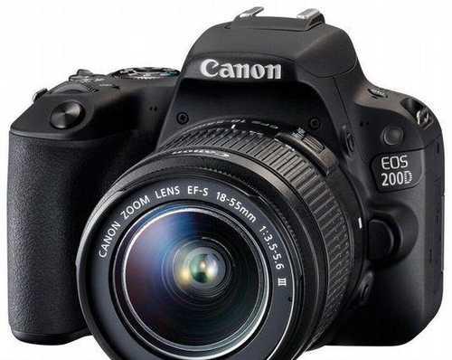 Canon EOS 200D EF-S 18-55 IS STM Kit Black