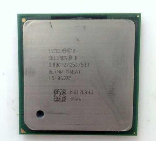 Soc.478 Intel Celeron D 335 2,8GHz, память