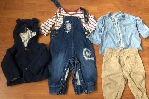 Детская одежда для мальчиков пакетом mothercare бо