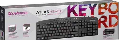 Проводная usb клавиатура Defender Atlas HB-450RU