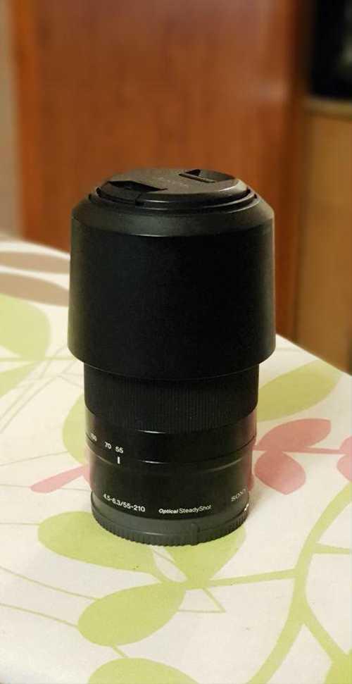 Объектив Sony Sel 55-210 для Сони NEX, a6000 и тд
