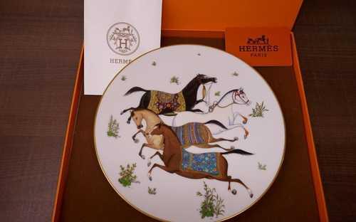 Тарелка Hermes (Франция) Cheval d’Orient