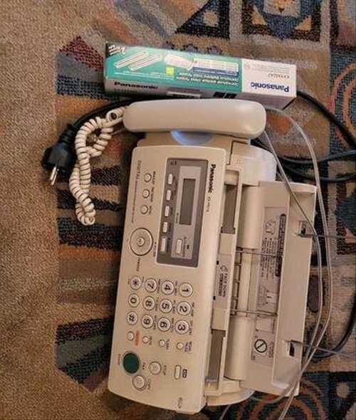Телефон/факс panasonic с рулоном факсной пленки