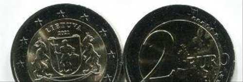 Монета 2 евро Литва 2021 Дзукия