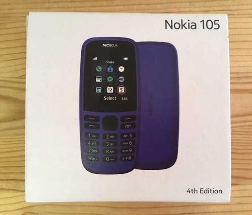 Телефон Nokia 105 2019 TA-1203 Single SIM
