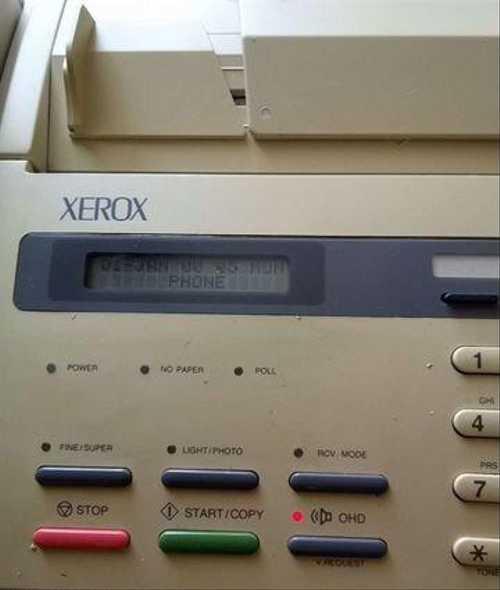 Телефакс xerox 7210, оригинал,сканер для тату