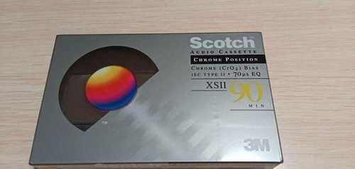 Аудиокассета Scotch xsii - 90, хром, новая