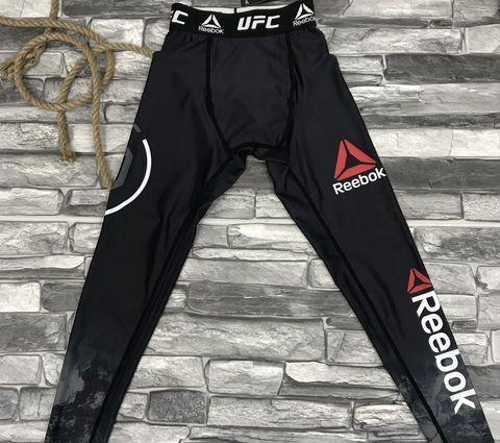 Компрессионные штаны UFC Reebok Black