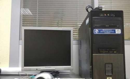 Компьютер Celeron E3300 (двухъядерный) с монитором