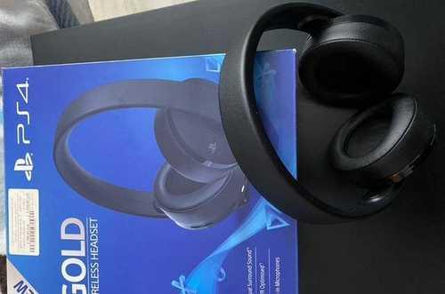 Наушники PS4 Sony wireless headset gold