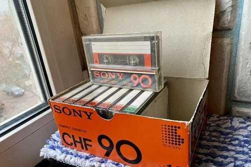 Аудиокассеты Sony CHF-60/90, одним лотом