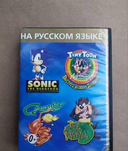 Картридж Sega 4в1 сборник на Русском