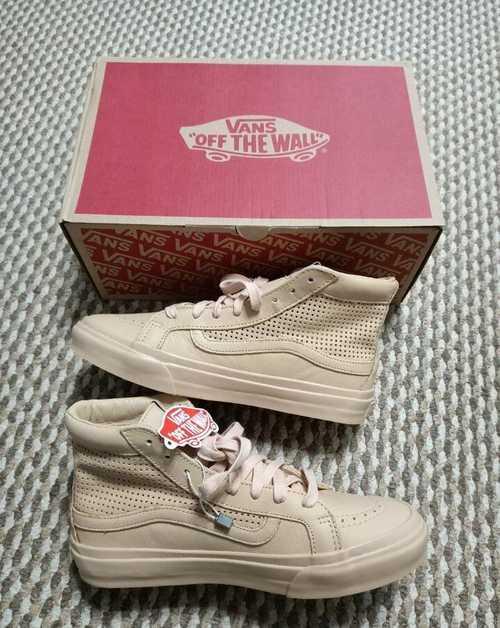 Кожаные кеды Vans