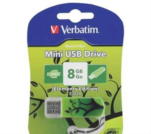 Флешка USB 8Gb verbatim со шнурочком