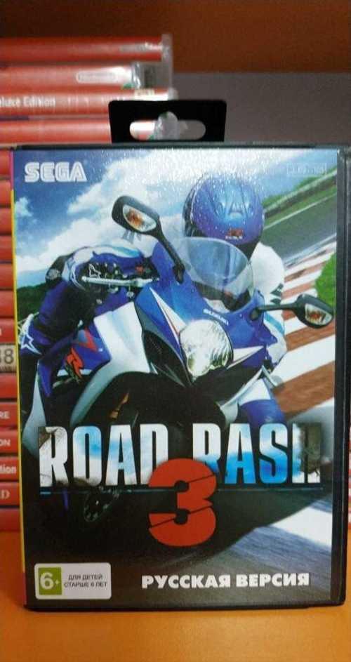 Road Rash 3 (New)(Sega, 16 bit Картридж)