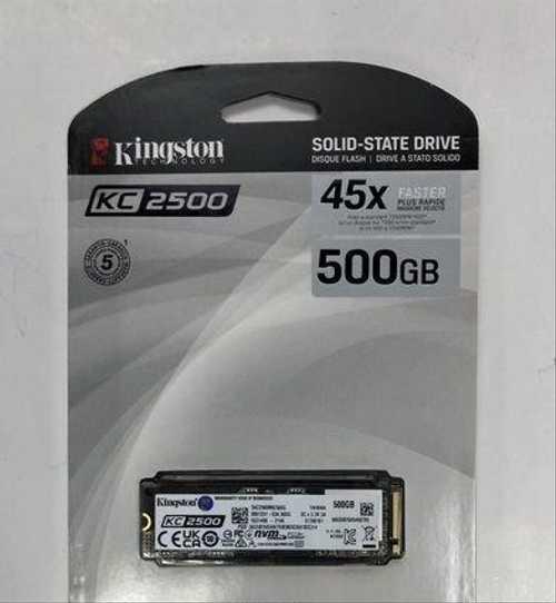 SSD Kingston KC2500 500GB M.2 NVMe-Новый