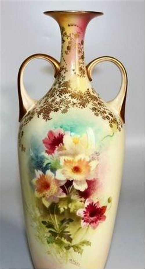 Старинная ваза, "Doulton Burslem", Англия,1891 г