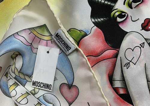 Платок moschino оригинал шёлк новый