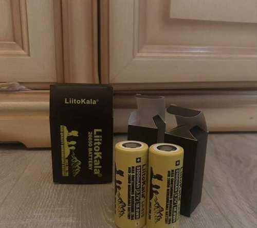Аккумуляторная батарея LiitoKala 26650, 5100 мА/ч