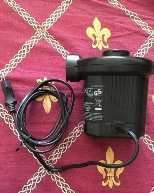 Насос воздушный электрический, intex quick fill 10