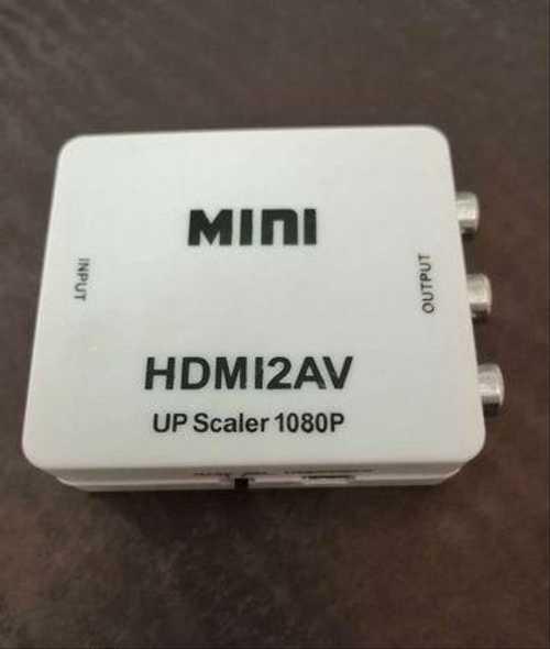 Конвертер hdmi 19ping в RCA audi, RCA stereo выход