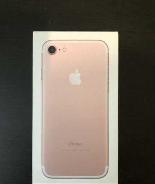 Коробка от iPhone 7 rose gold