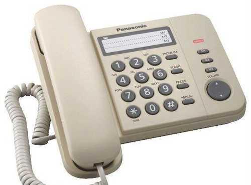Телефон проводной Panasonic KX-TS2352RU