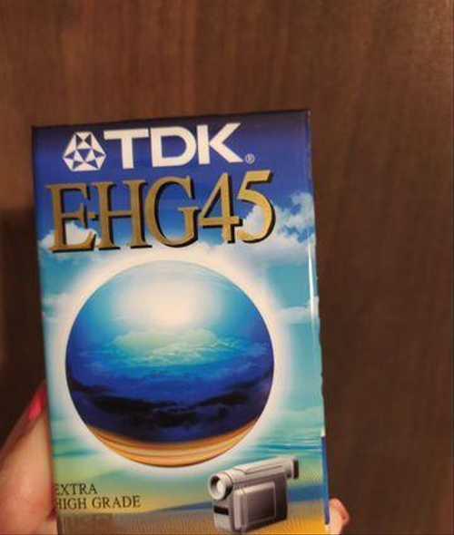 Видеокассеты новые tdk e-hg 45