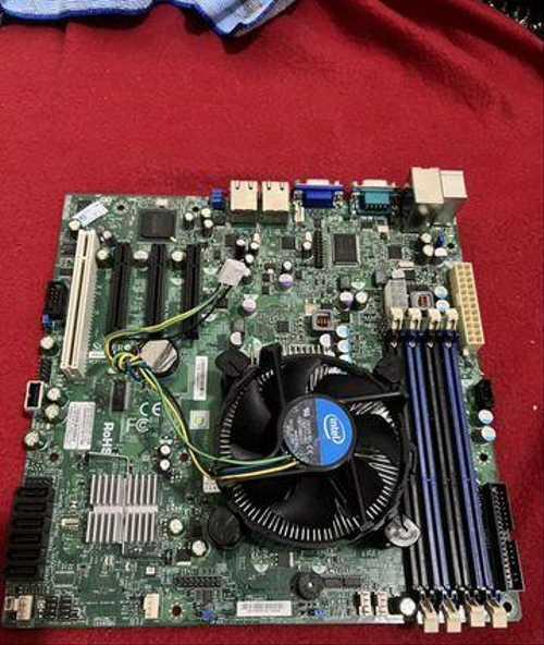 Сервер Supermicro x8sil-f + intel core i3 560