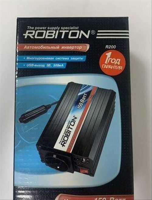 Автомобильный Инвертор 12V-220V Robiton R200 150W