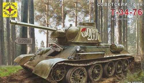 Модель для сборки Советский танк Т-34-76, 1:35