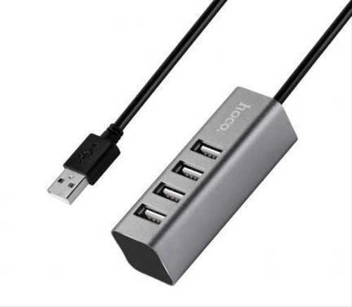 Переходник разветвитель Hoco HB1 USB - 4USB (USB 2