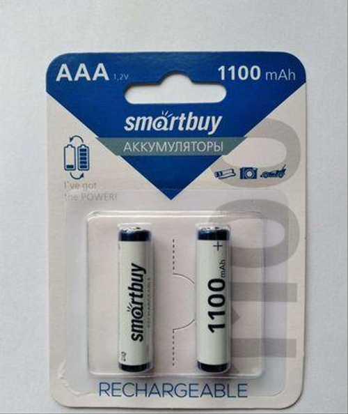 Аккумуляторы ааа 1100mAh (2шт)