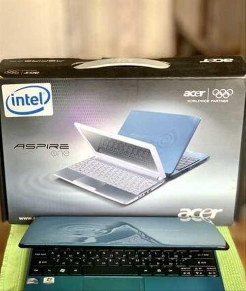 Бодрый нетбук Acer 10", SSD, 2/4 ядра хорошее сост