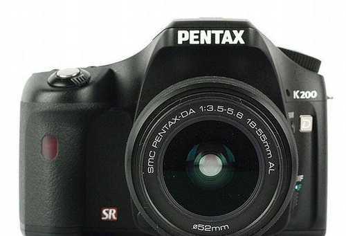 Фотоапарат pentax K-200 kit 18-55