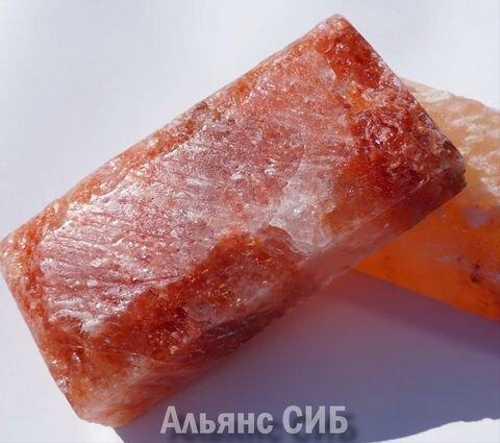 Плитка из гималайской соли натуральная 10х20 см