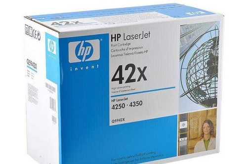 HP Q5942X тонер-картридж черный (синий дизайн)