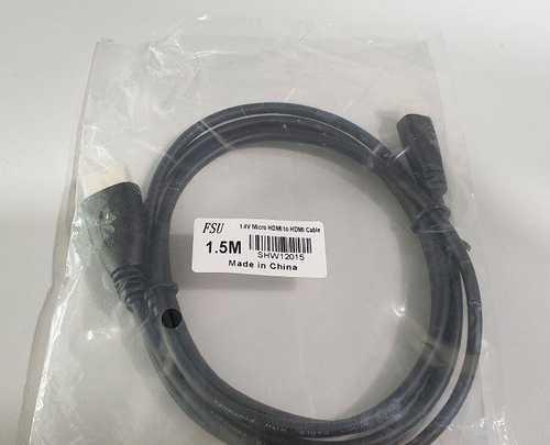 Кабель hdmi (m) - micro hdmi (m)