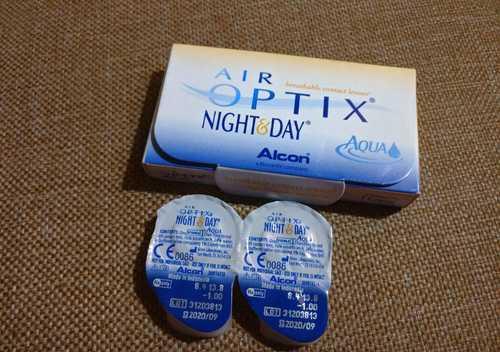 Линзы Alcon Air Optix Night&Day Aqua -1,00